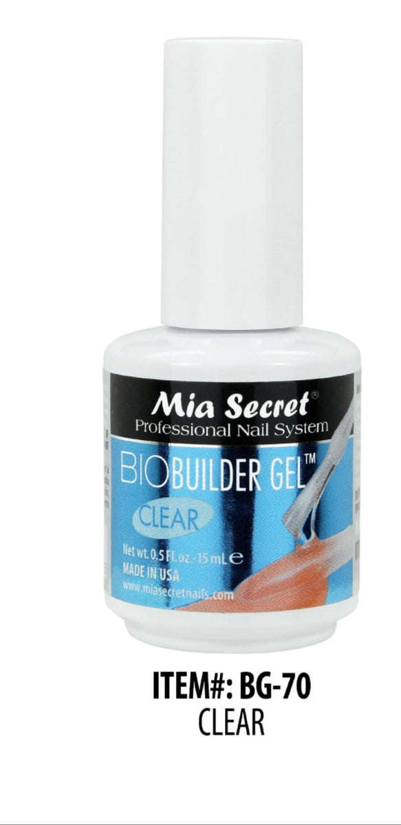MIA SECRET BIO BUILDER GEL - CLEAR – Premiere Beauty Supplies