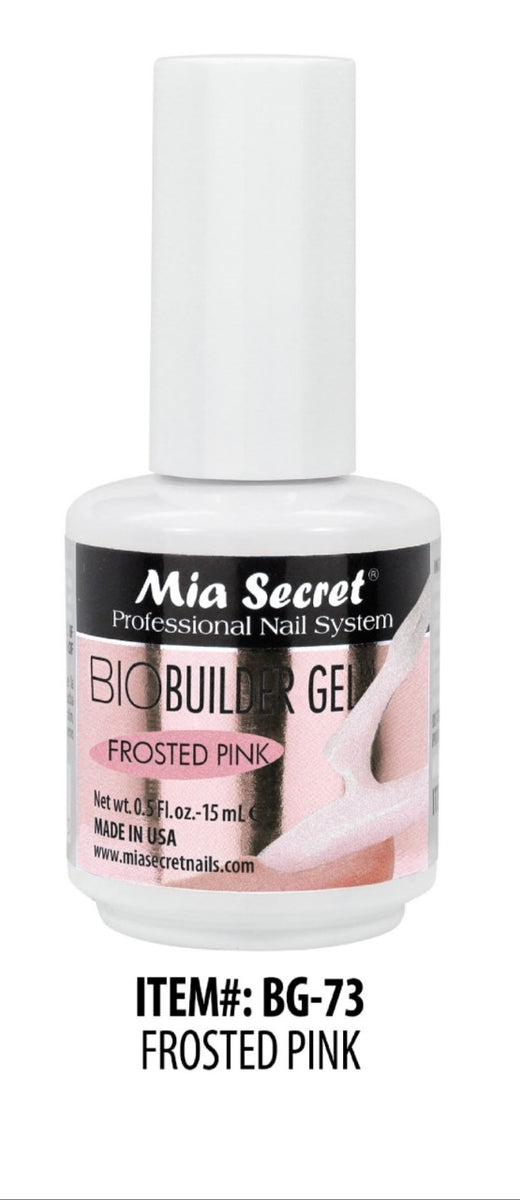 MIA SECRET BIO BUILDER GEL - FROSTED PINK – Premiere Beauty Supplies